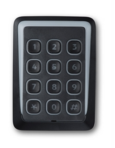 Card reader Cidron Standard with keypad Mifare/DESFire EV1, black ...